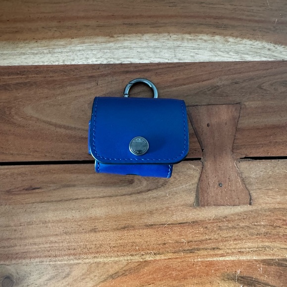 Coach | Accessories | Coach Blue Large Wireless Earbud Pro Case In ...